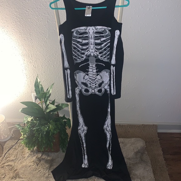 Spirit | Dresses | Halloween Skeleton Dress | Poshmark